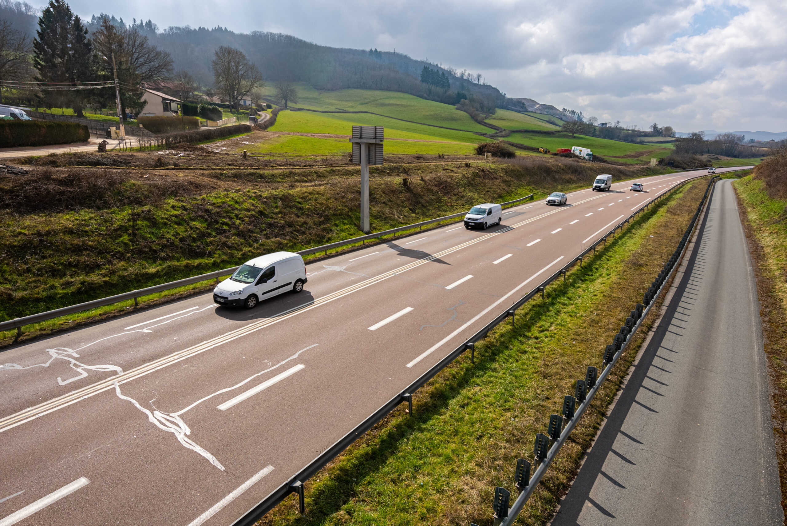 Opération Clermain Sainte-Cécile – Mars 2023 – Route Centre Europe Atlantique en Saône-et-Loire